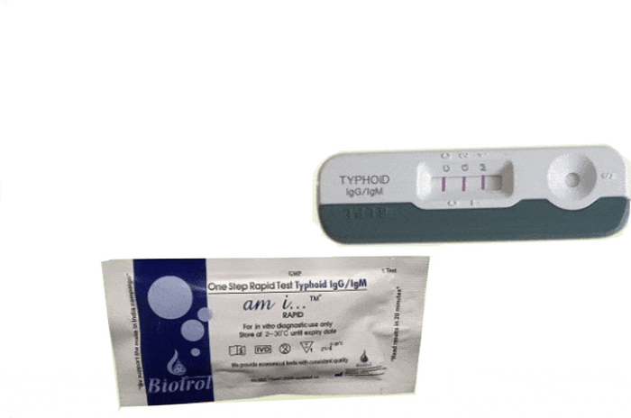 buy typhoid test kit rapid test